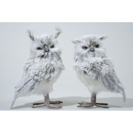 Hibou grand duc blanc déco de Noël – Déco Noël à prix canon